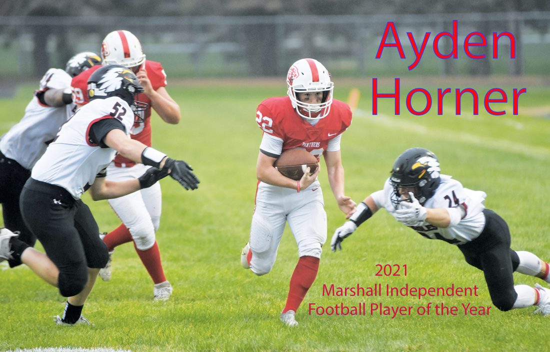 PREP FOOTBALL: Ayden Horner: 2021 Marshall Independent Football Player ...